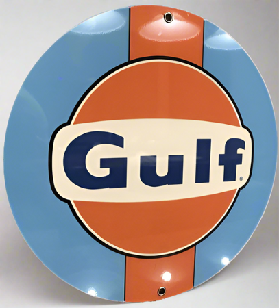 Gulf Racing reproduction Sign – GaragePassions.ca